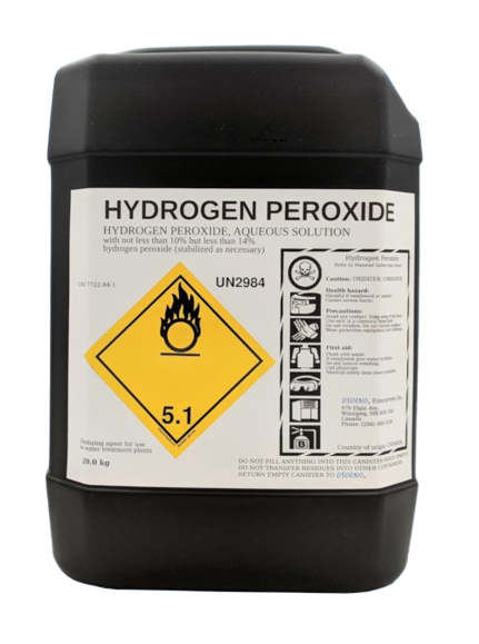 HYD PEROXIDE 60% TECH 25KG – Clark Products NZ